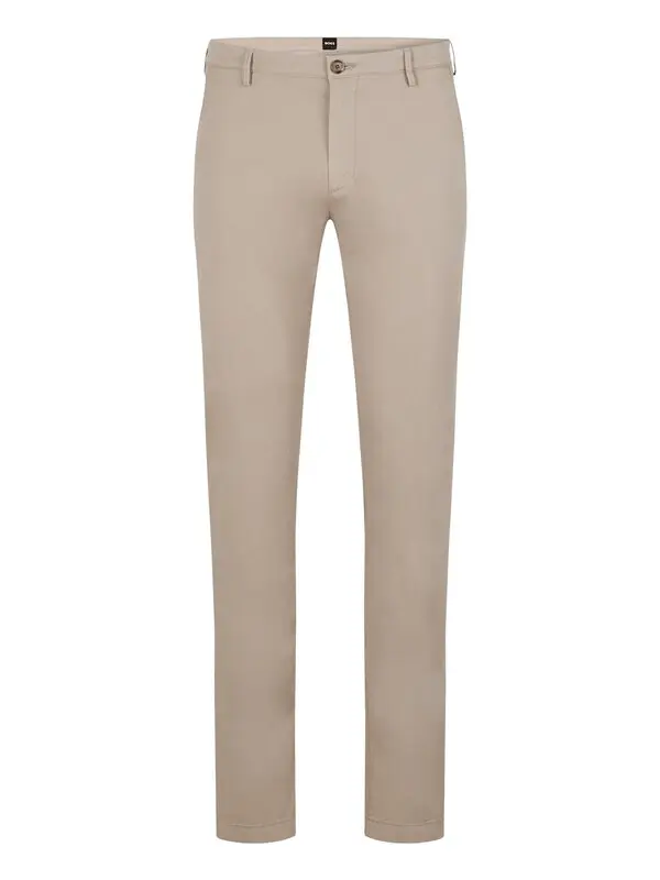 Hugo Boss Straight Leg Tailored Pants - Nude