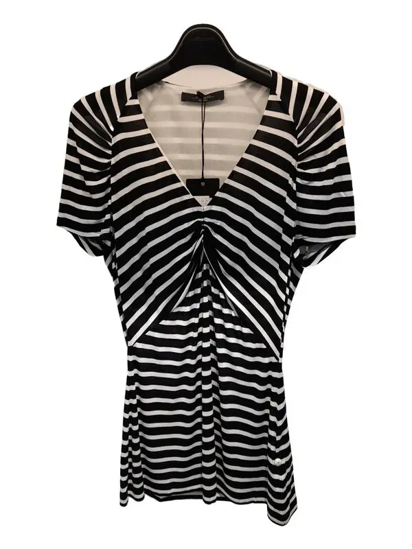 Max Mara Striped T-shirt - Black