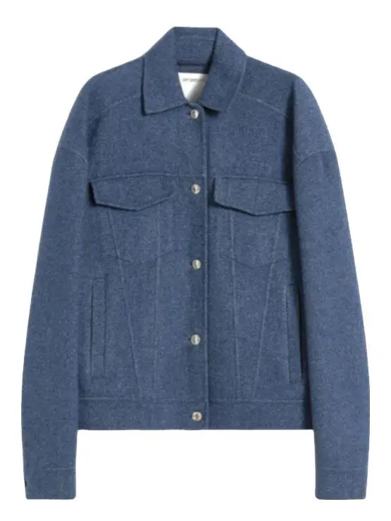 Sportmax Celso Button-up Jacket - Navy Blue