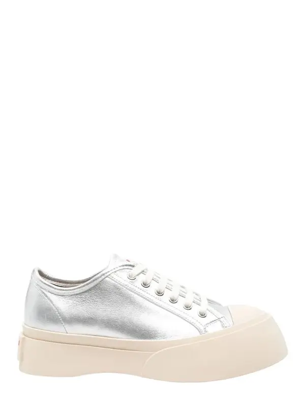 Marni Pablo Lace-up Sneakers - Silver