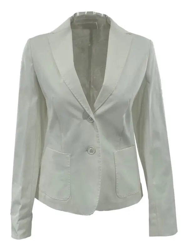 Max Mara Long-sleeved Suit Coat - Gray