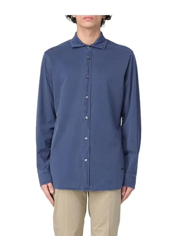 Woolrich Button-up Long Sleeve Shirt - Blue