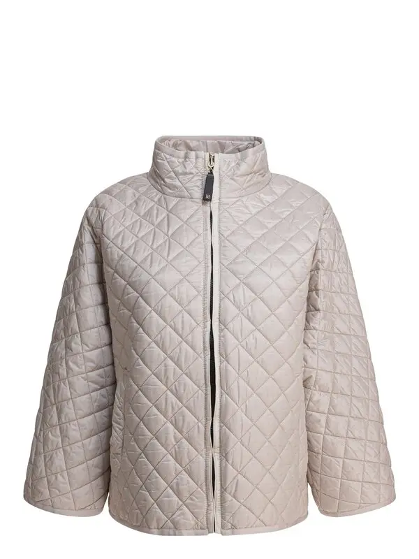 Max Mara Quilted Zip-front Jacket - Nude