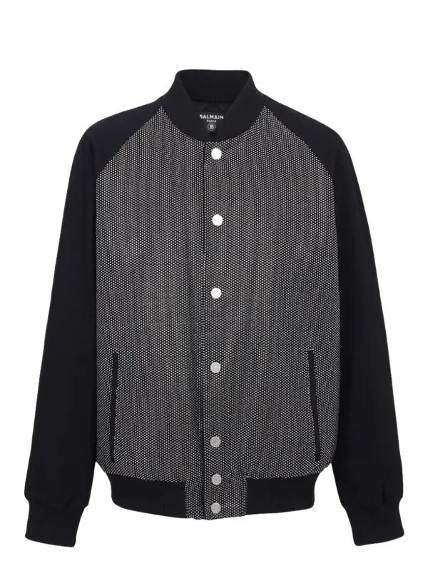 Balmain Embellished Bomber Jacket - Black