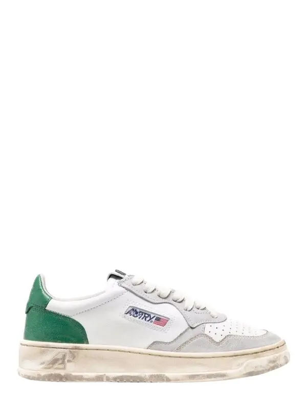 AUTRY Medalist Super Vintage Low-top Sneakers - White/grey