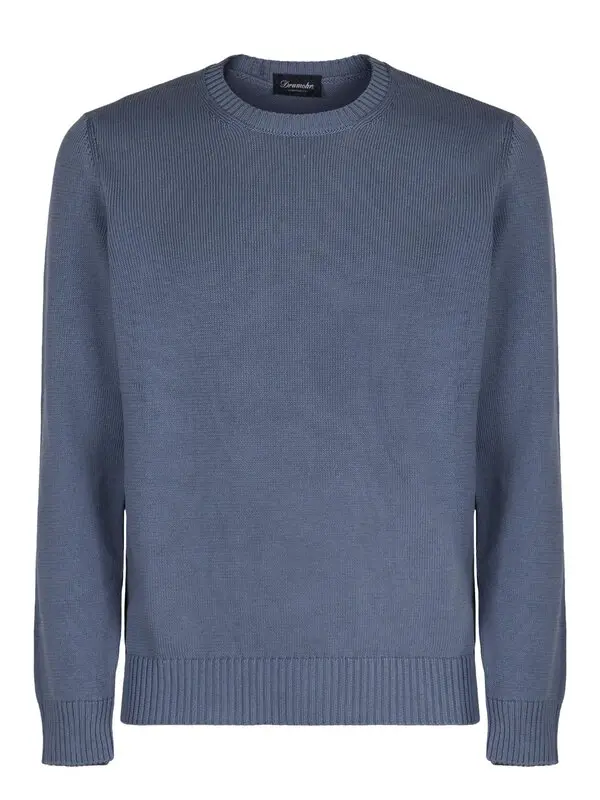 DRUMOHR Crew Neck Sweater - Blue