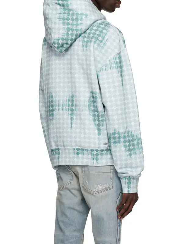 Amiri Long Sleeve Hooded Sweatshirt - Navy Blue