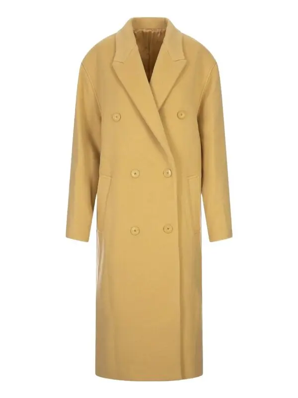 Isabel Marant Étoile Collared Double-breasted Coat - Nude