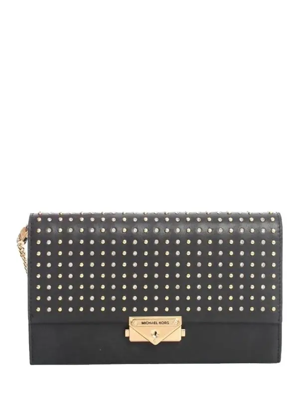 Michael Kors Cece Large Studded Shoulder Bag - Black