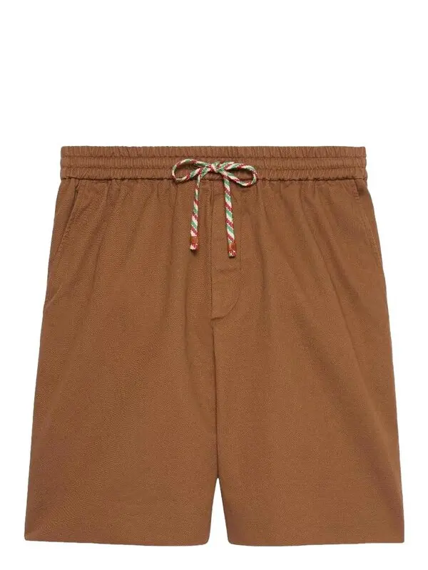 Gucci Drawstring Logo Print Shorts - No