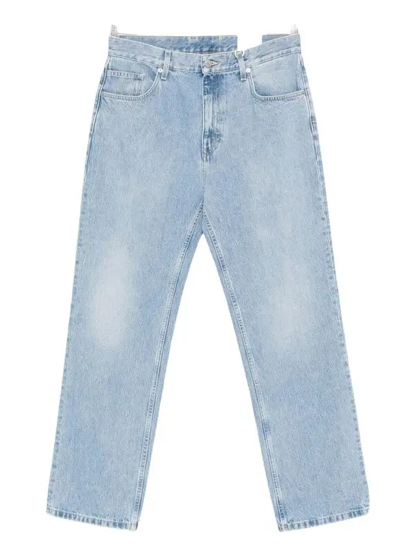 Axel Arigato Archive Straight Jeans In Light Wash - Blue