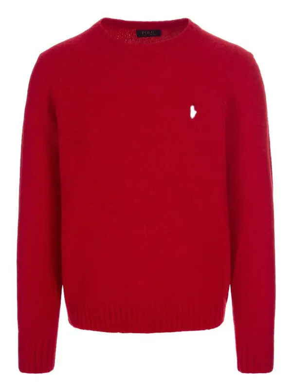 Polo Ralph Lauren Embroidered Crewneck Jumper - Red