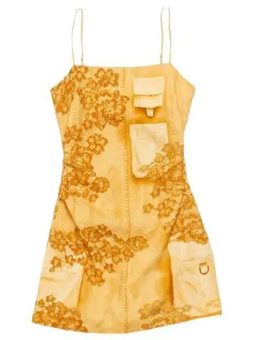 Acne Studios Printed Mini Dress - Pink