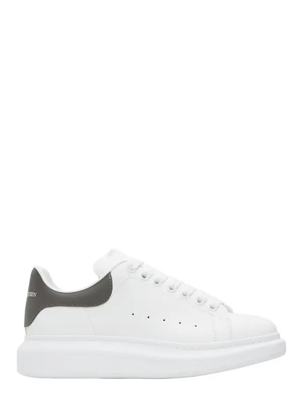 Alexander McQueen Oversized Lace-up Sneakers - White/cool Grey