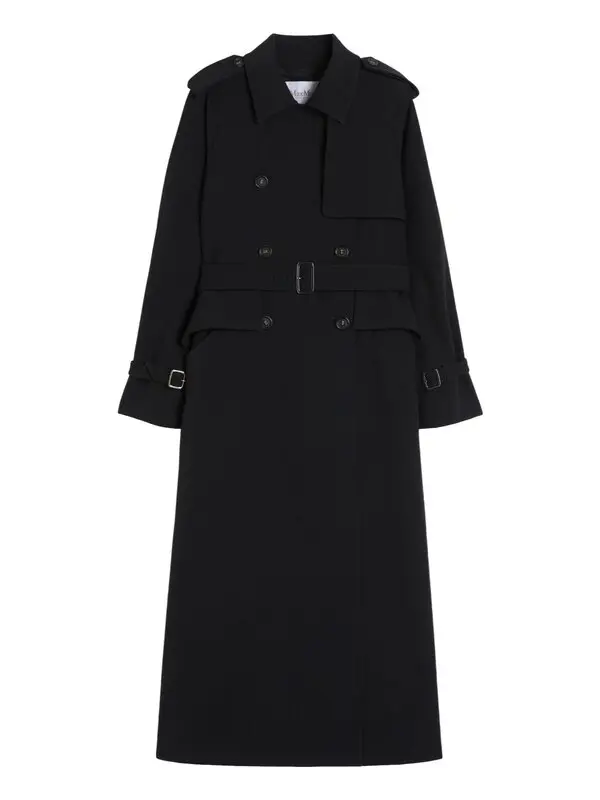Max Mara Flavino Trench Coat - Black