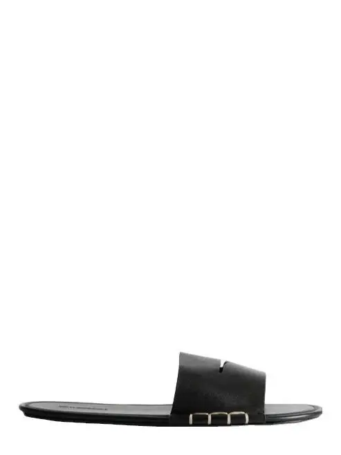 J.W.ANDERSON Open Toe Slides - Black