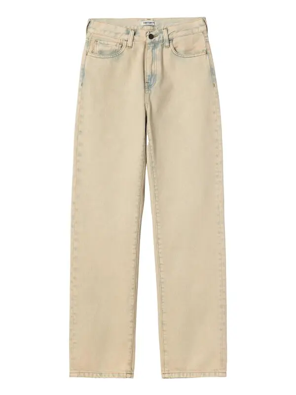 Carhartt Work In Progress Logo-patch Jeans - Nude