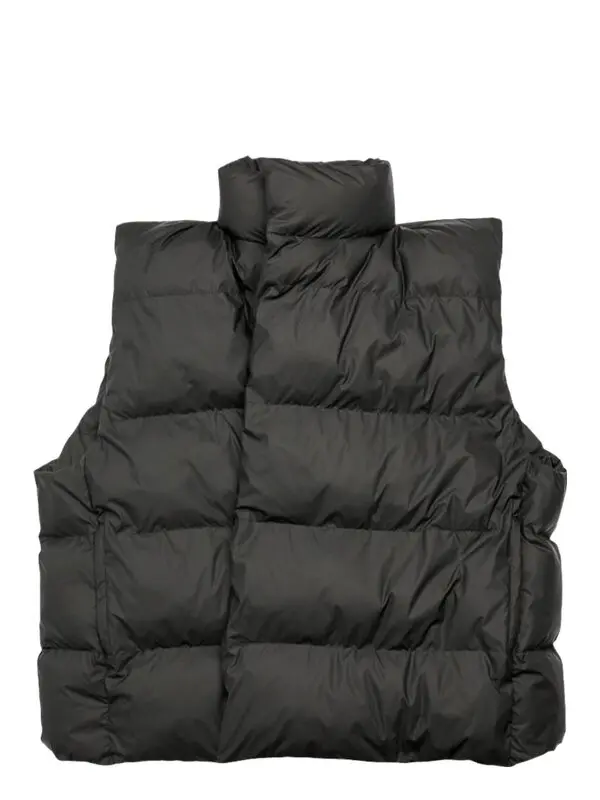 Balenciaga Padded High-neck Gilet - Black