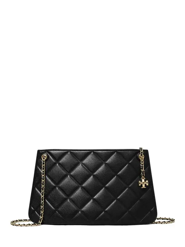 Tory Burch Fleming Quilted Shoulder Bag - Black
