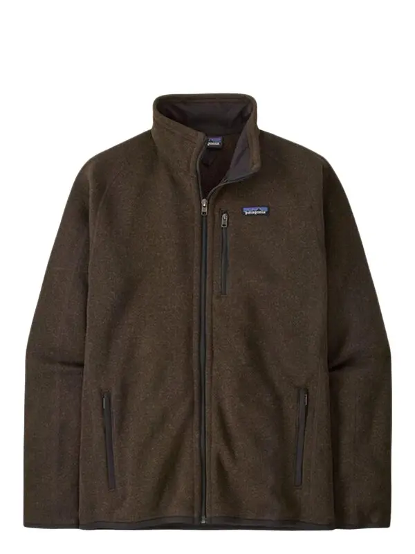Patagonia Long Sleeved Zip Up Fleece Jacket - Black