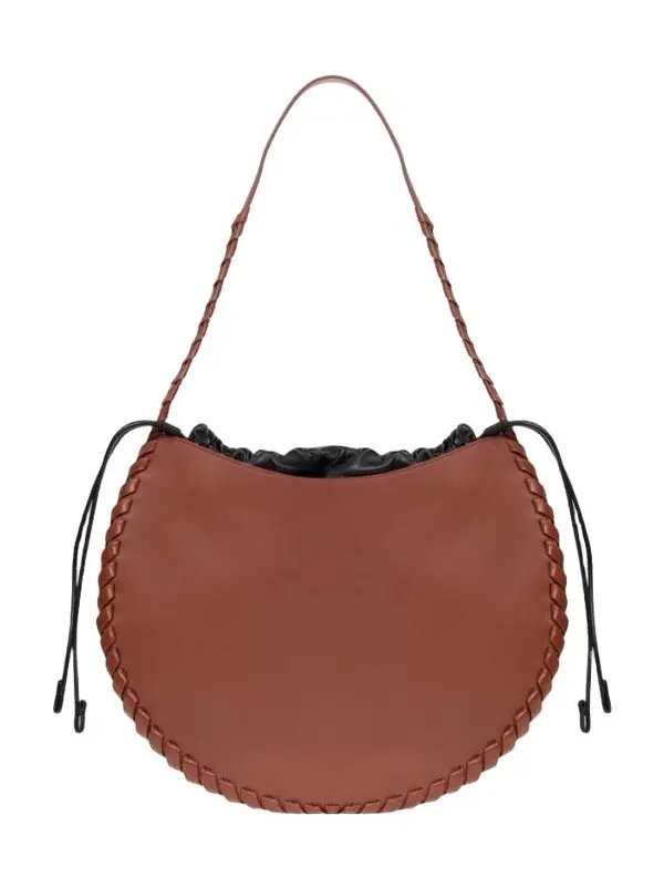 Chloé Moon Leather Shoulder Bag - Brown