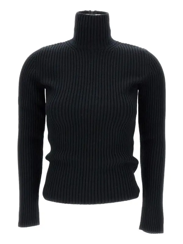 Max Mara Aral High-neck Jumper - Black