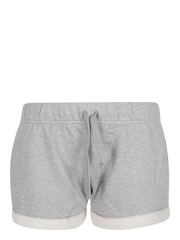 IRO PARIS Elastic Waist Drawstring Shorts - Grey