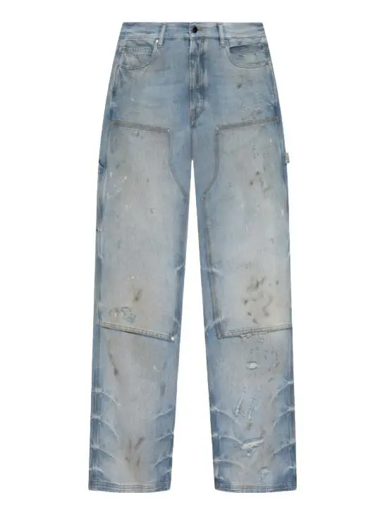 Amiri Logo-patch Carpenter Jeans - Blue