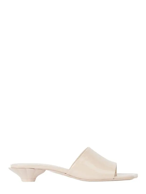 Chloé Flower Open-toe Mules - Blush Nude
