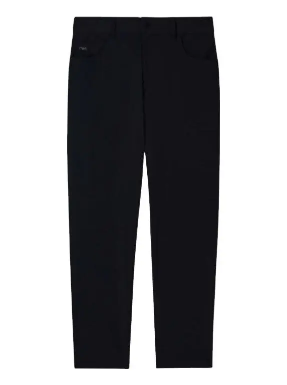 Emporio Armani Tapered Leg Trousers - Black
