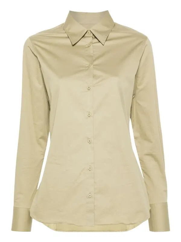 Closed Poplin Cotton Shirt - Nude