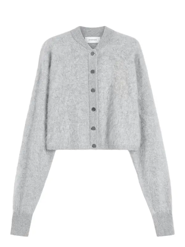 Sportmax Ercole Frontal-buttons Cardigan - Grey