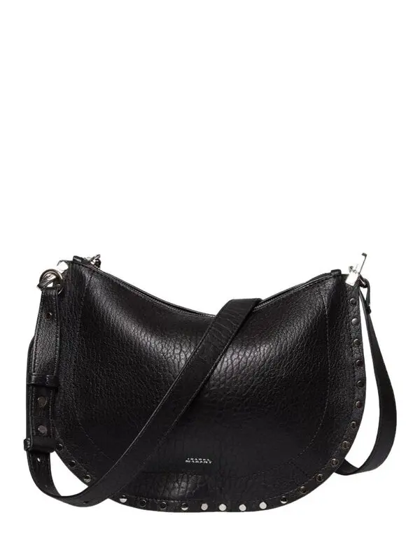 Isabel Marant Étoile Oskan Studded Shoulder Bag - Black