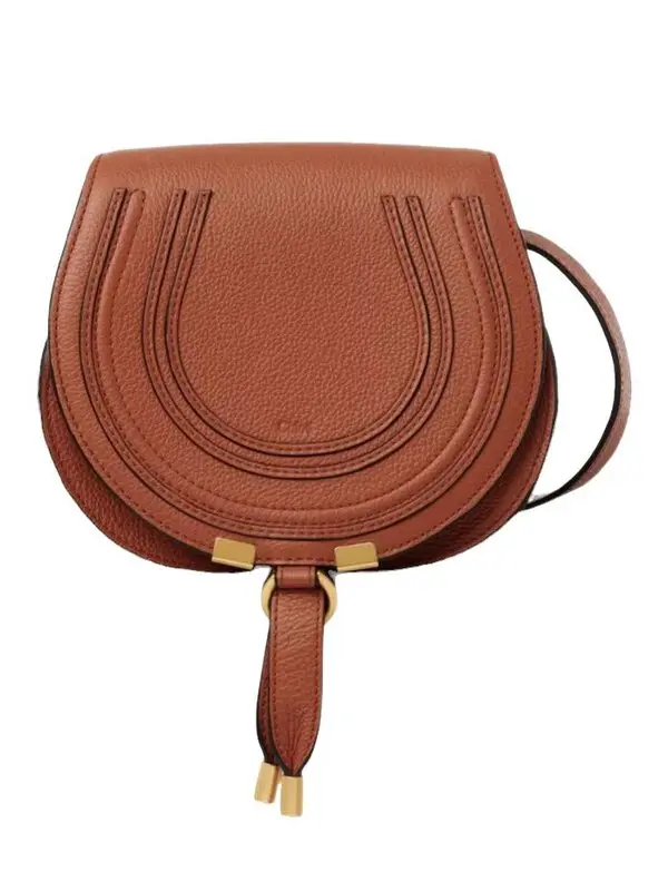 Chloé Small Marcie Cross Body Bag - Tan