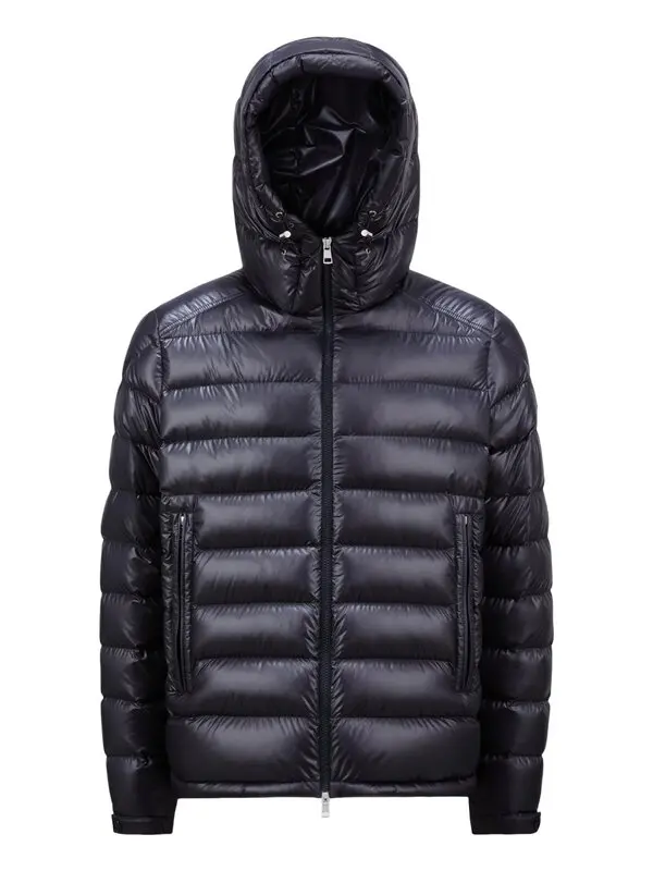 Moncler Besines Zip-up Hooded Down Jacket - Midnight Blue