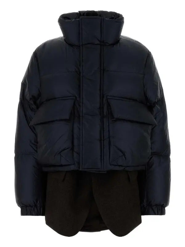 Sacai High-neck Padded Jacket - Black