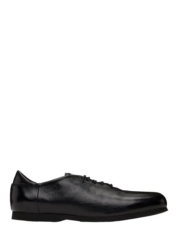 Our Legacy Square Toe Lace-up Moccasins - Black