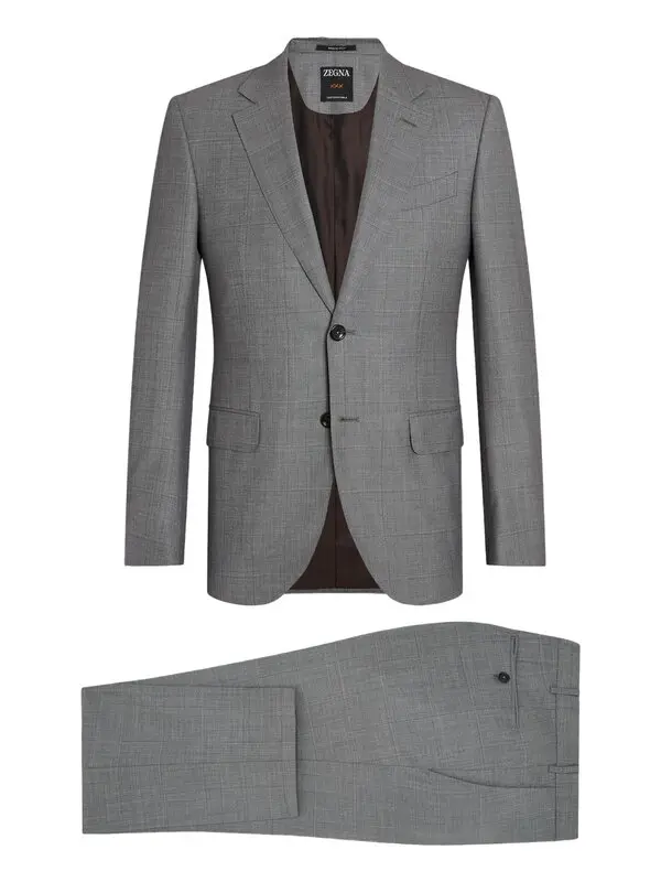 Zegna Single-breasted Centoventimila Suit - Grey