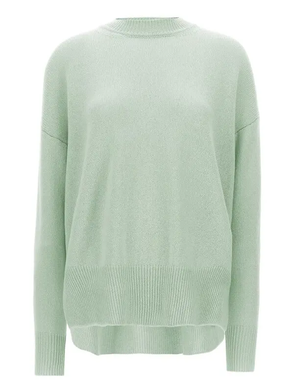 JIL SANDER Long Sleeve Crewneck Sweater - Gray