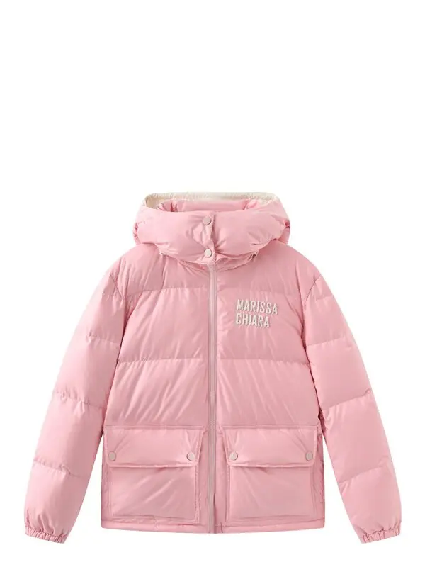 Marissa Chiara Hooded Cotton Jacket - Pink