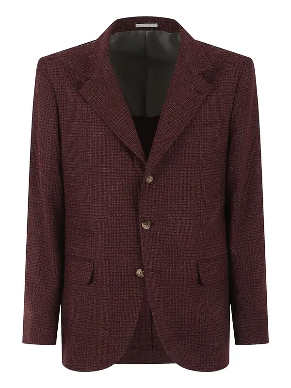 Brunello Cucinelli Single-breasted Tailored Jacket - Black