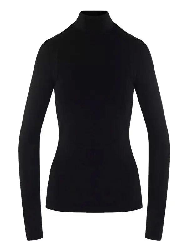 Givenchy Digged And Cut Stretch Knitted Pullover - Black