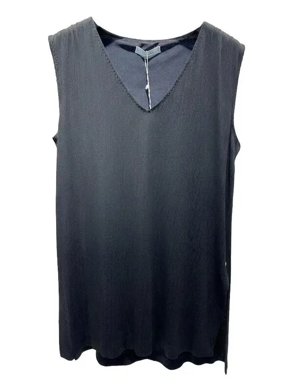 Max Mara V-neck Sleeveless Vest - Black