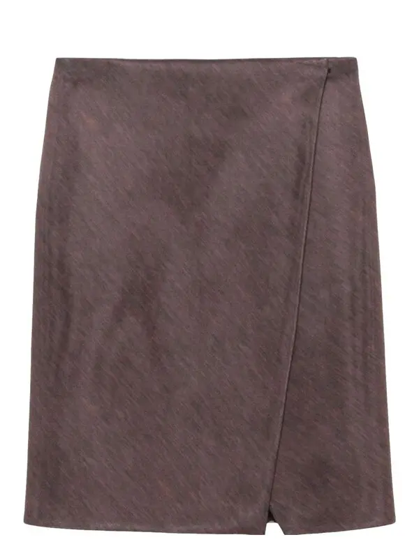 Philosophy Di Lorenzo Serafini Wrap Skirt - Brown