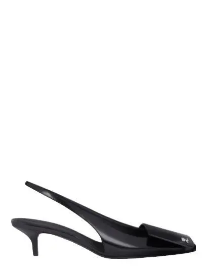COURREGES Fold Slingback Pumps - Black