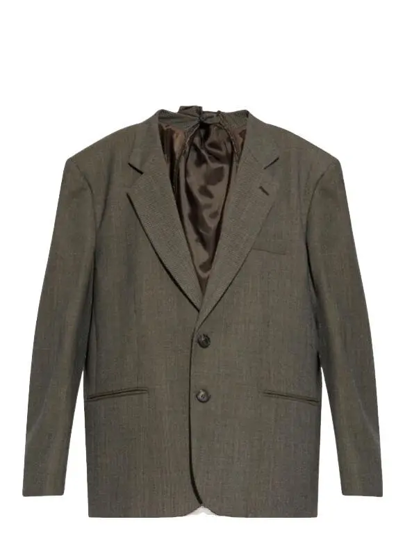 MAISON MARGIELA Single-breasted Blazer - Green