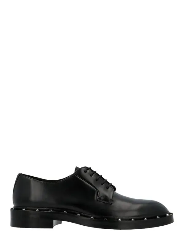 Valentino Garavani Rockstud Derby Shoes - Black