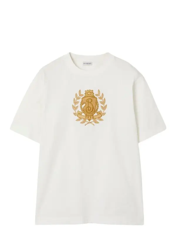 Burberry Cotton T-shirt - Chalk
