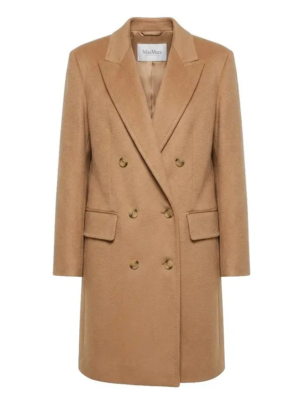 Max Mara Cosa Double-breasted Coat - Nude