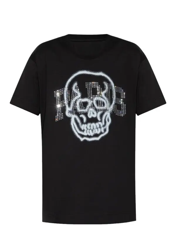 Givenchy Skull-print Cotton T-shirt - Black